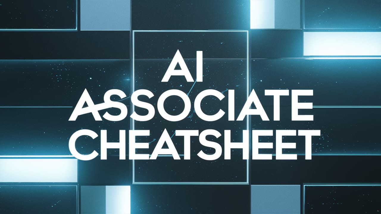 AI Associate Cheatsheet - Code With Sally